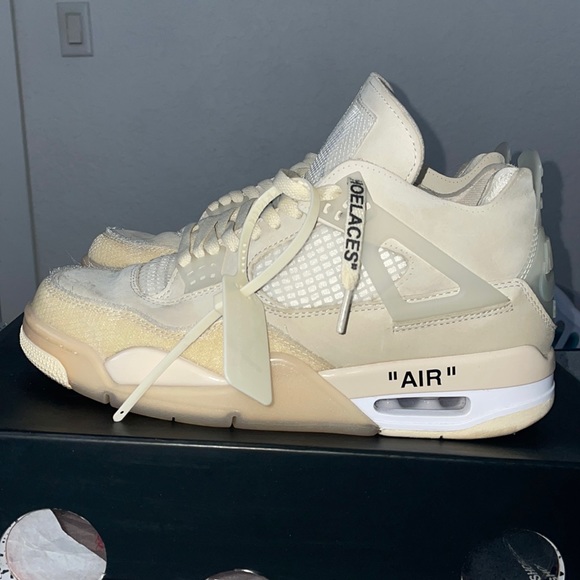 Jordan | Shoes | Jordan 4 Retro Off White Sail | Poshmark